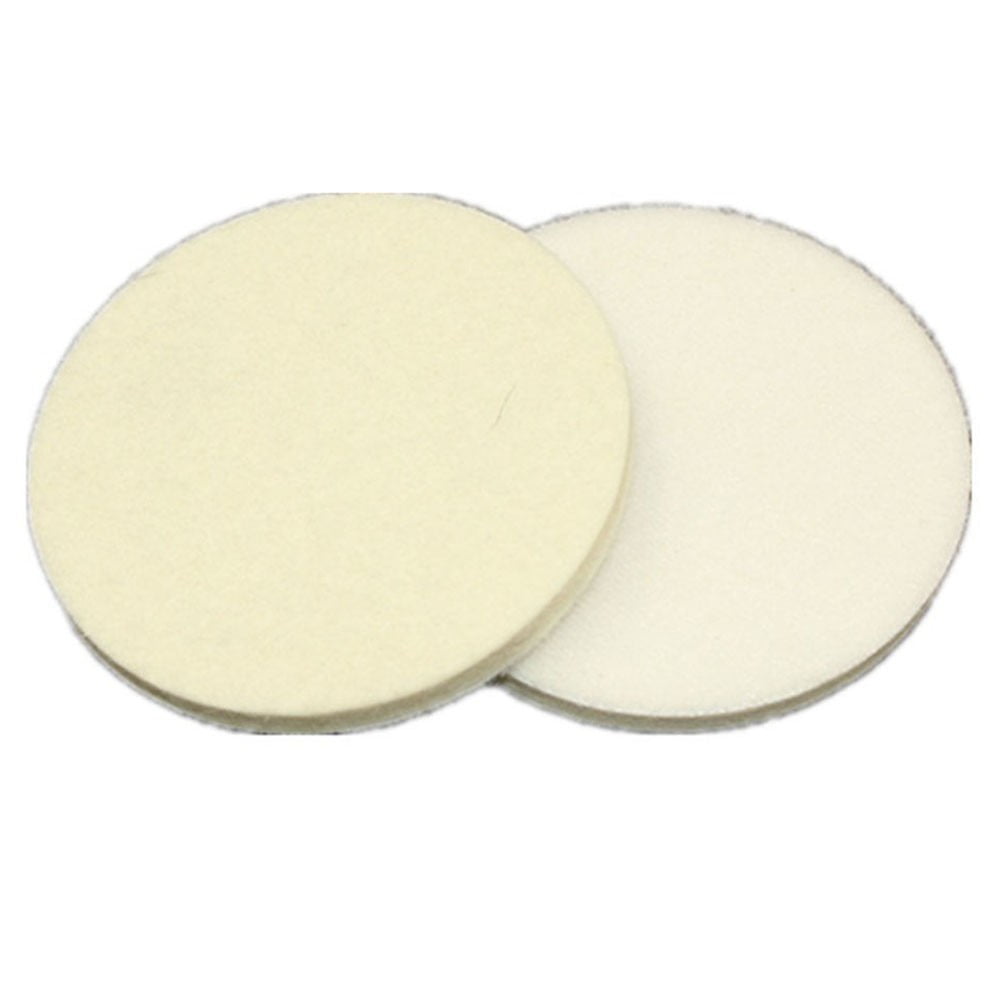 2pcs 3Inch 80mm Wool Felt Polishing Wheel Buffing Pads Grinding Discs ...