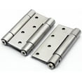 2pcs 4/5/6 Inch Stainless Steel Spring Hinge DIY,Two-Way Open Automatic ...