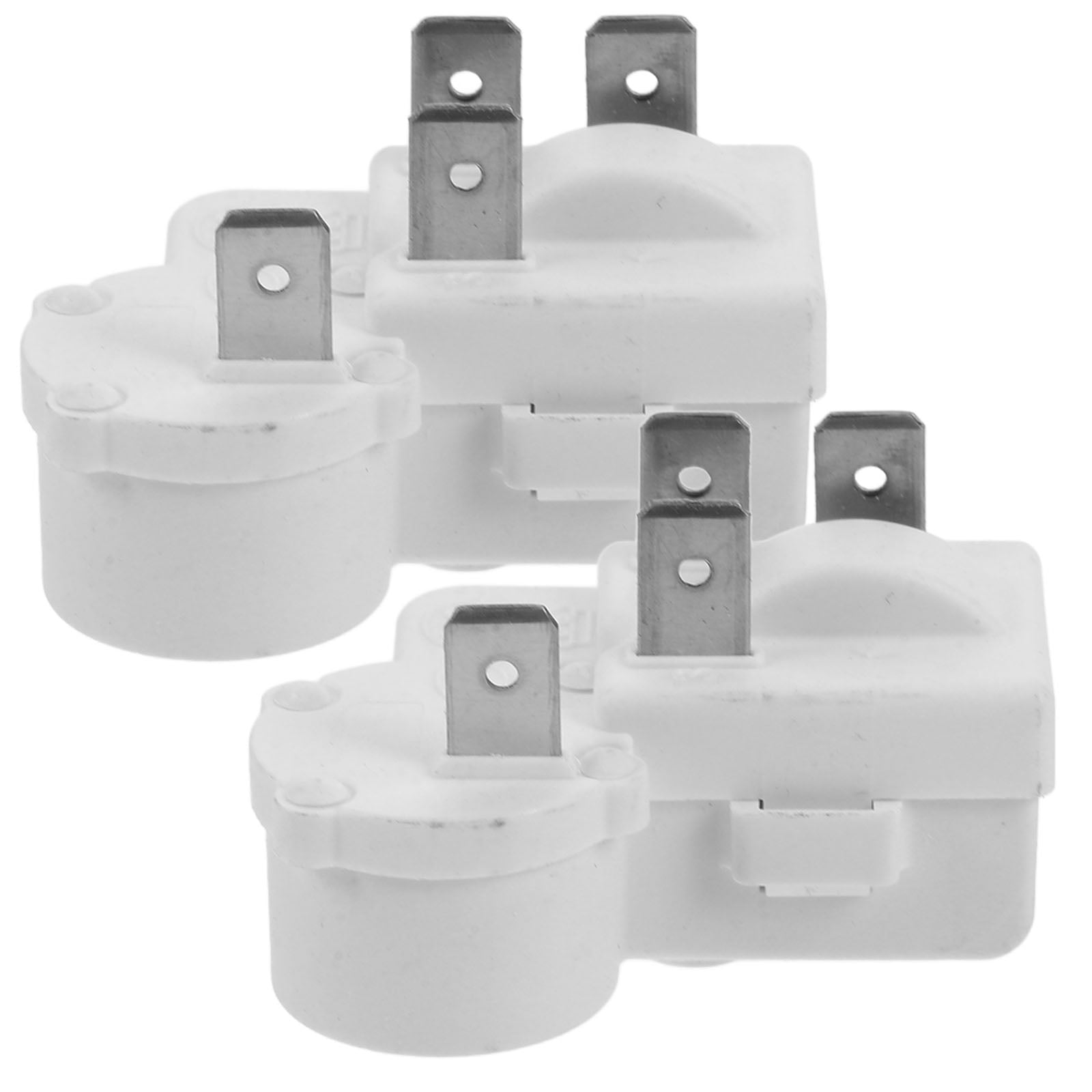 2pcs 4-Pin Refrigerator Overload Protector Compressor Starter Relay ...