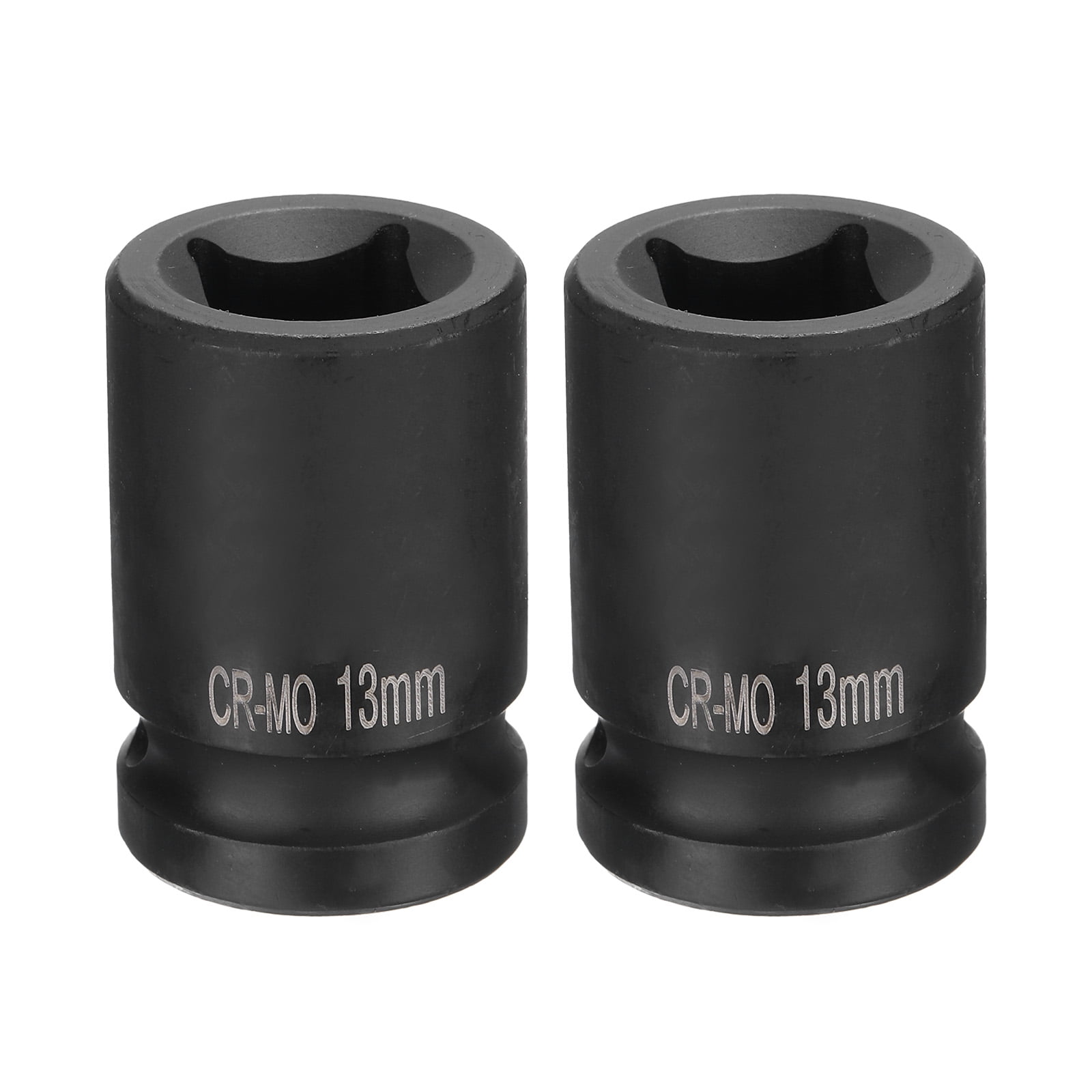 2pcs 4 Point Square Socket 1/2" Drive 13mm Metric CR-MO Impact Wheel Socket - Walmart.com