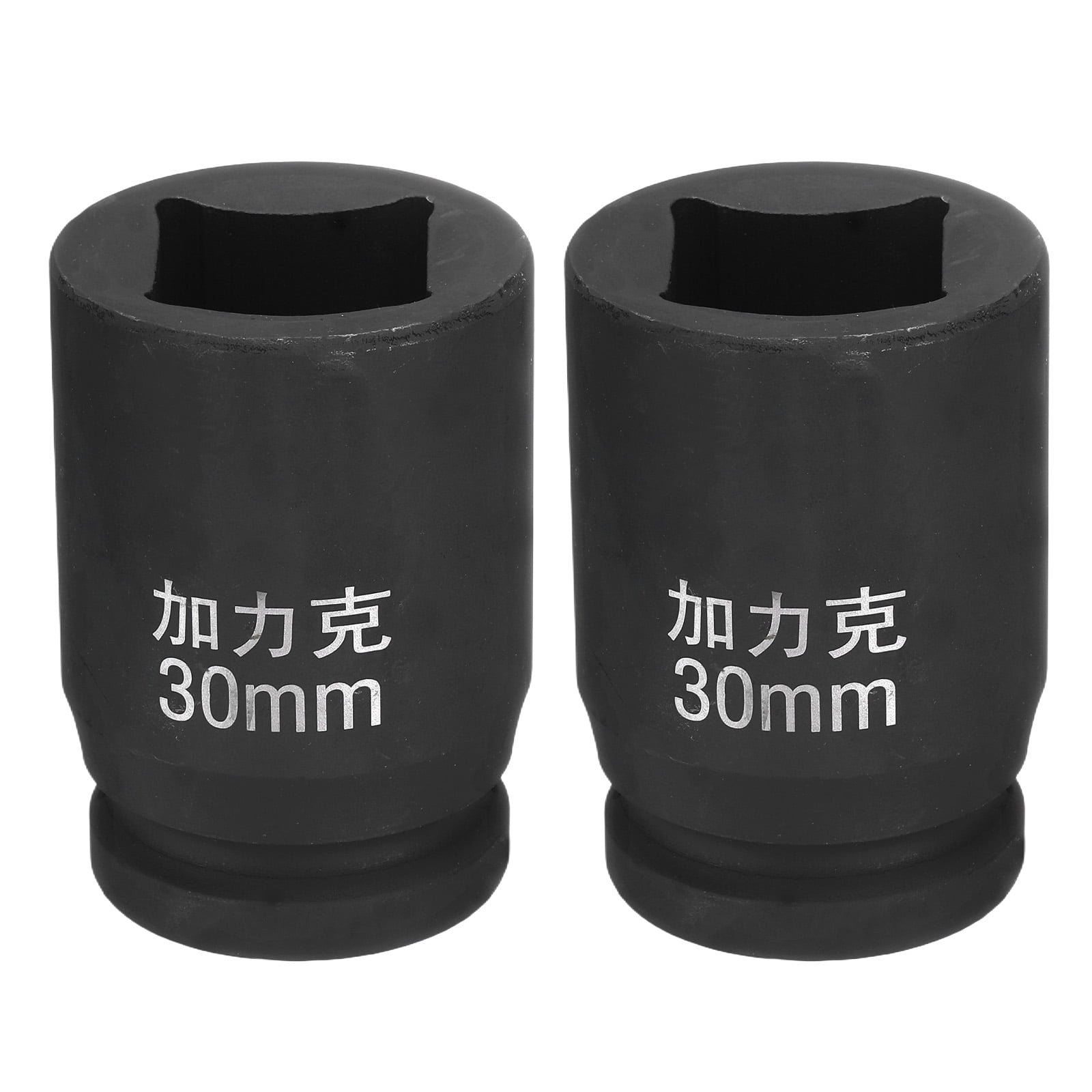 2pcs 4 Point Square Socket 1" Drive 30mm Metric 40CR Square Impact ...