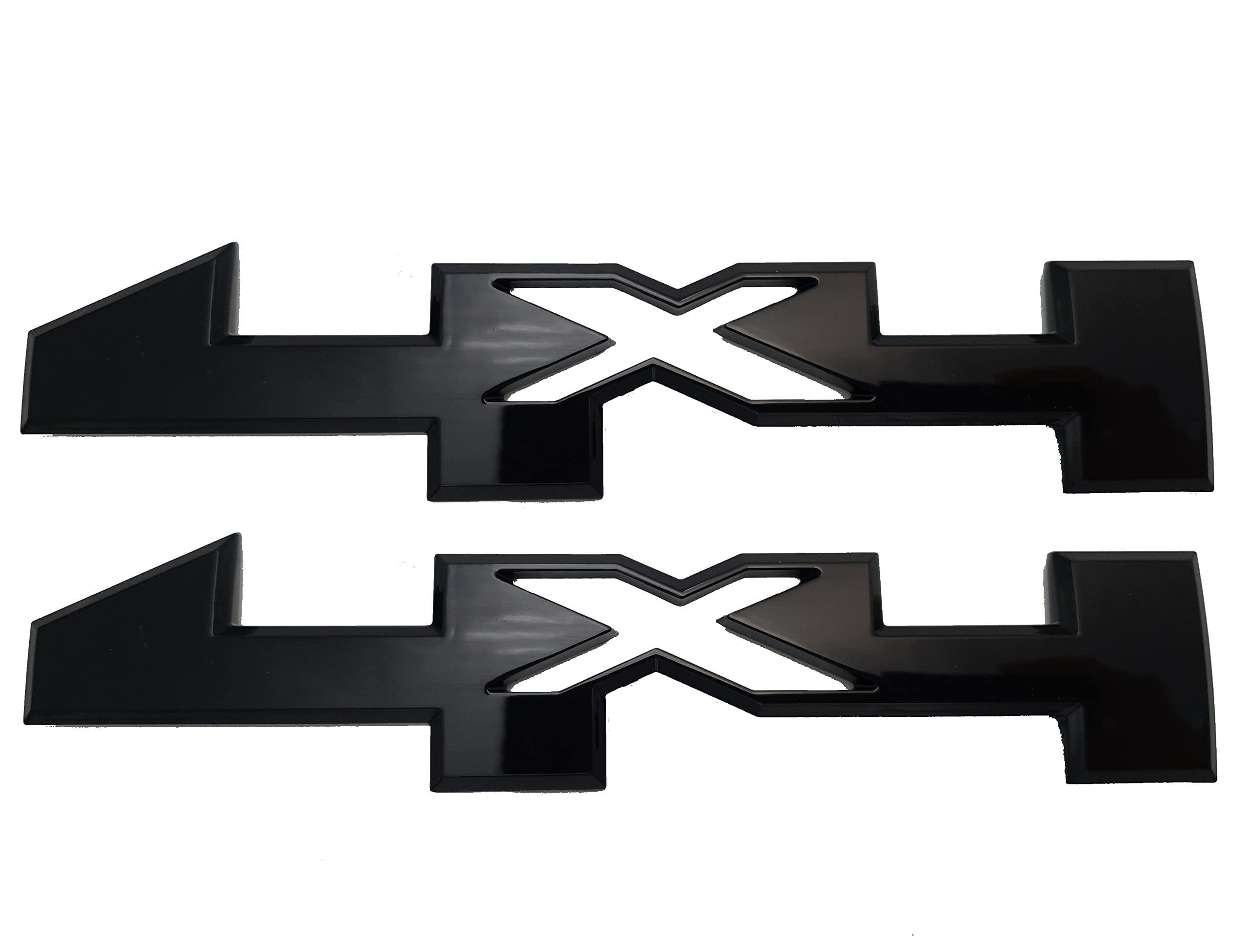 2pcs 4 x 4 Emblem 4x4 Door Badge 3D Raised Decals 1500 2500Hd 3500Hd ...