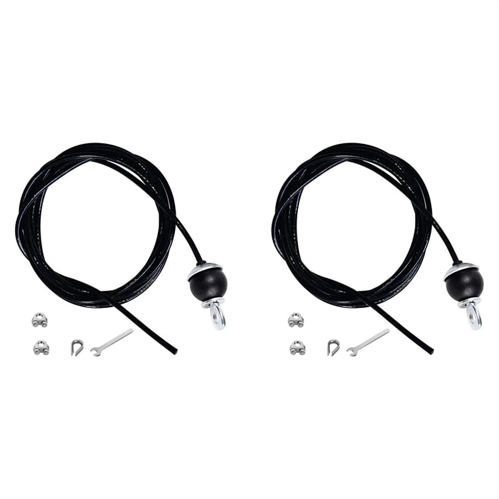 2pcs 400cm Home Gym Fitness LAT Pulldown Cable Replacement, Adjustable ...