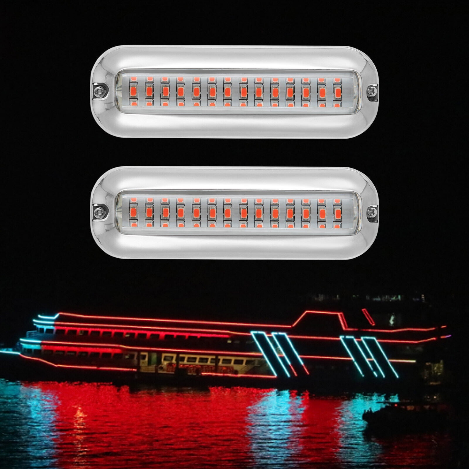 2pcs 42* LED 1500ml Navigation Lights - Modern Marine Bow Light Lamp ...