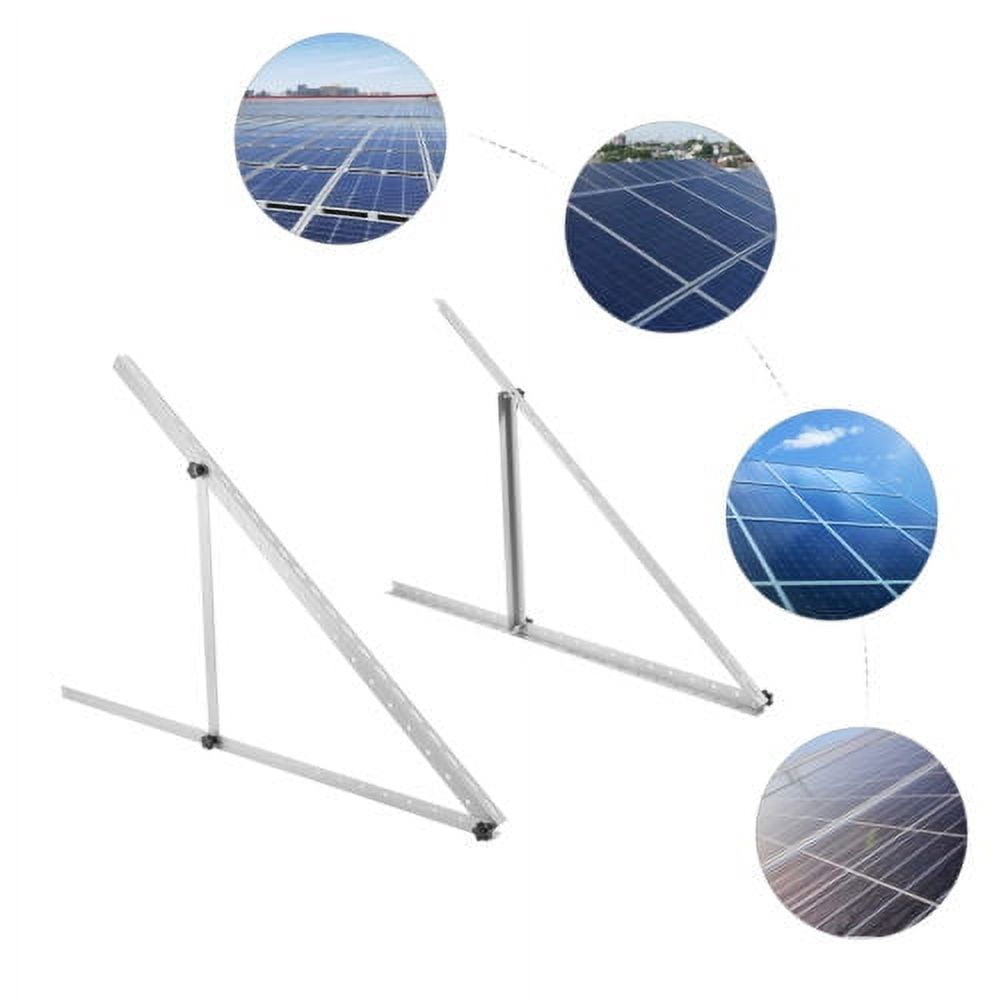 2pcs 45" Adjustable Solar Panel Tilt Mount Brackets RV Flat Surface ...