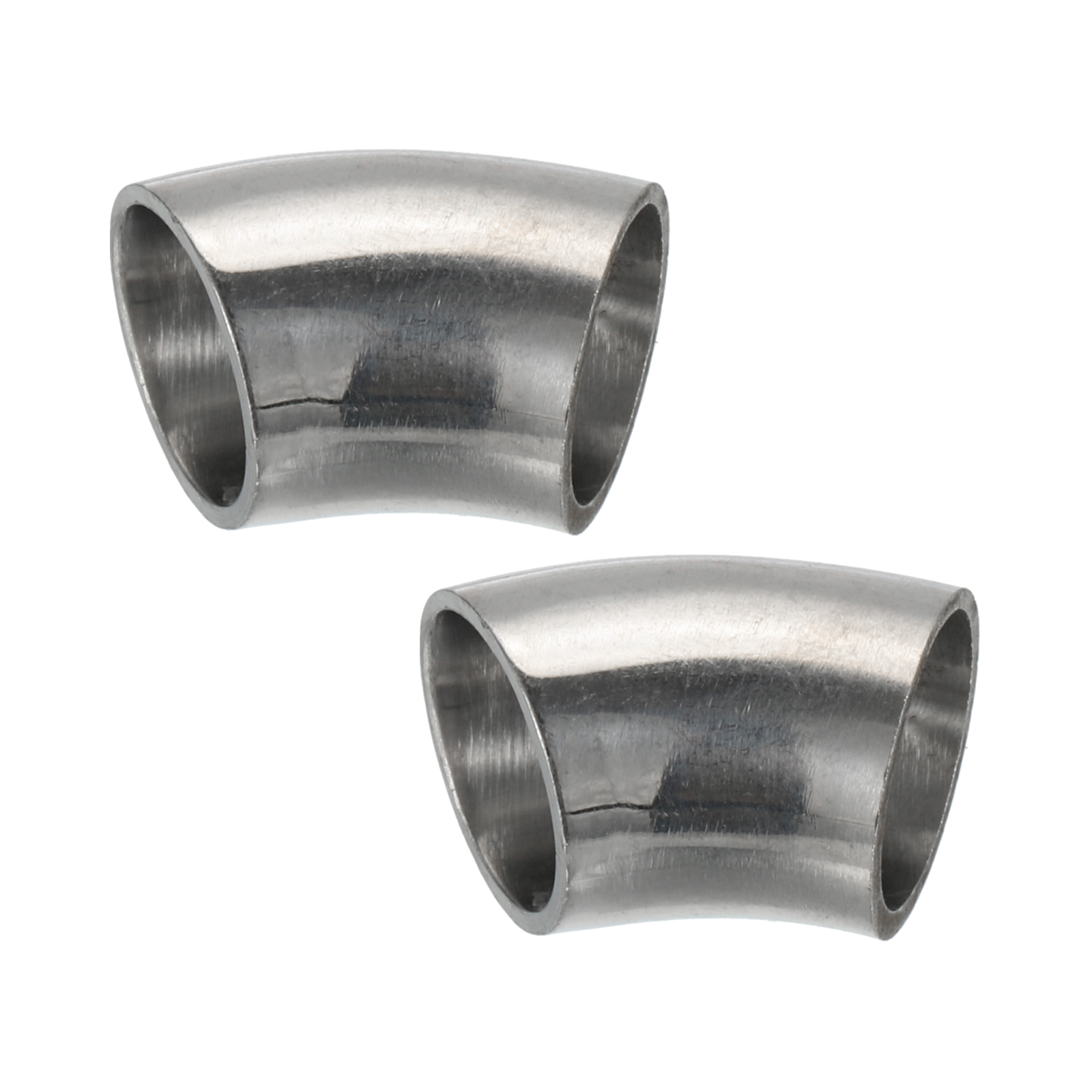 2pcs 45 Degree Mandrel Bend Elbow, 3/4 Inch OD Steel Exhaust Elbow ...