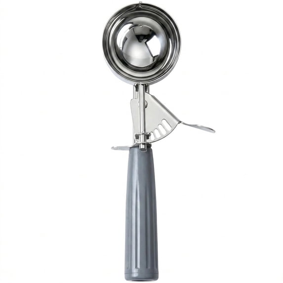 2pcs 4oz Cookie Dough Scoop with Trigger – Stainless Steel Ice Cream ...