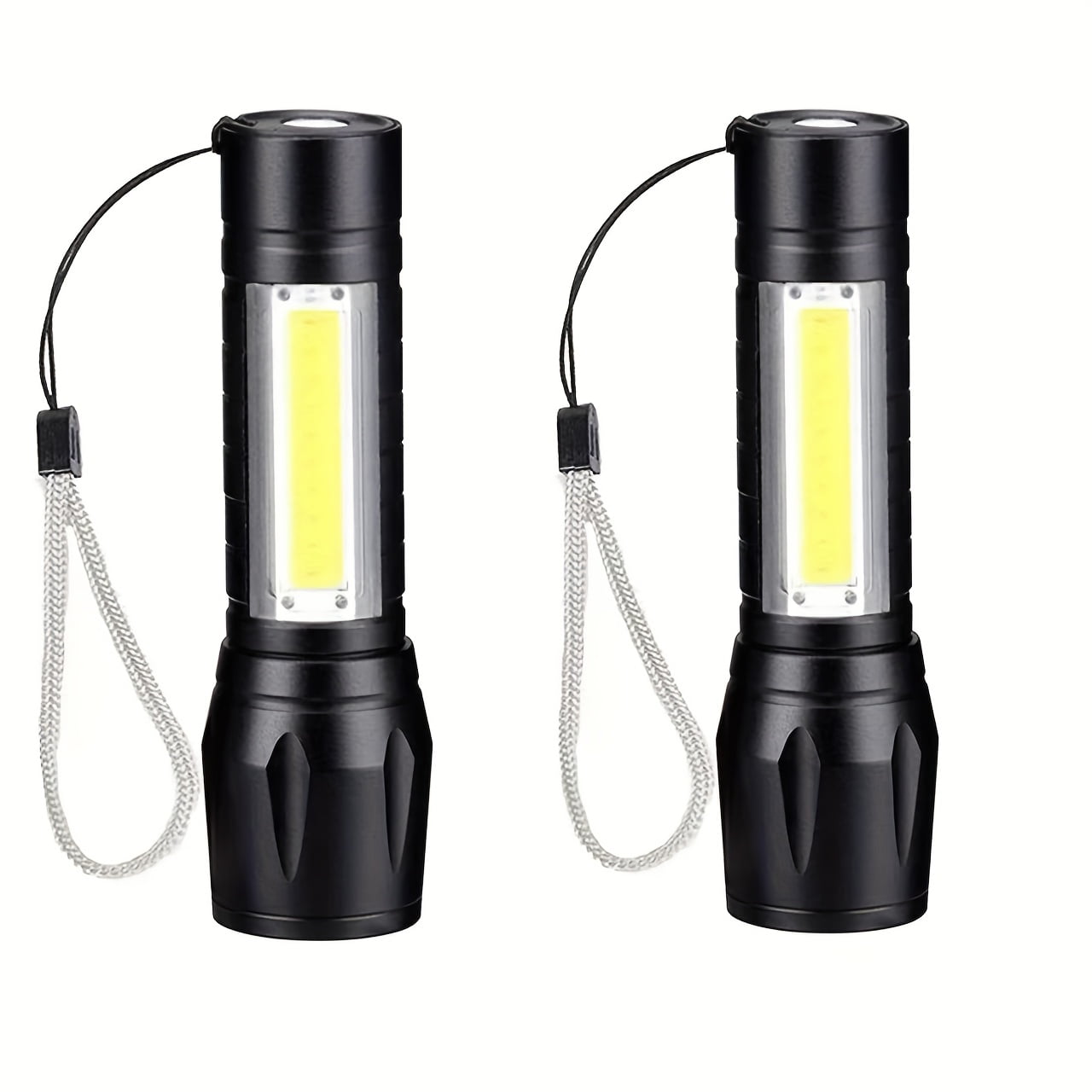 2pcs/4pcs Super Powerful Rechargeable Flashlight Flood Control Lamp ...