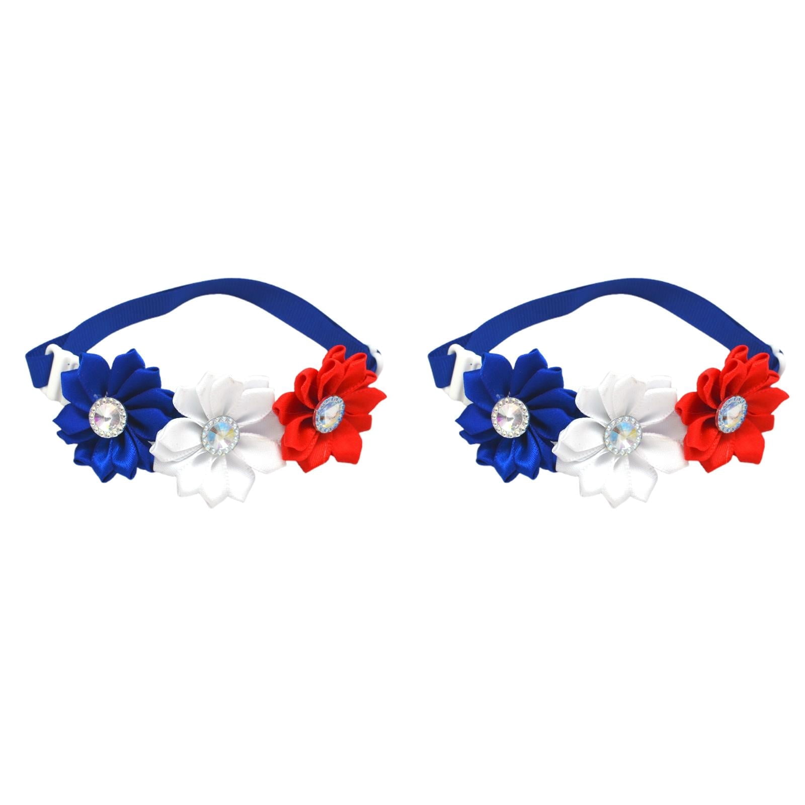 2pcs 4th of July Patriotic Dog Ties Independence Day Adjustable Dog ...