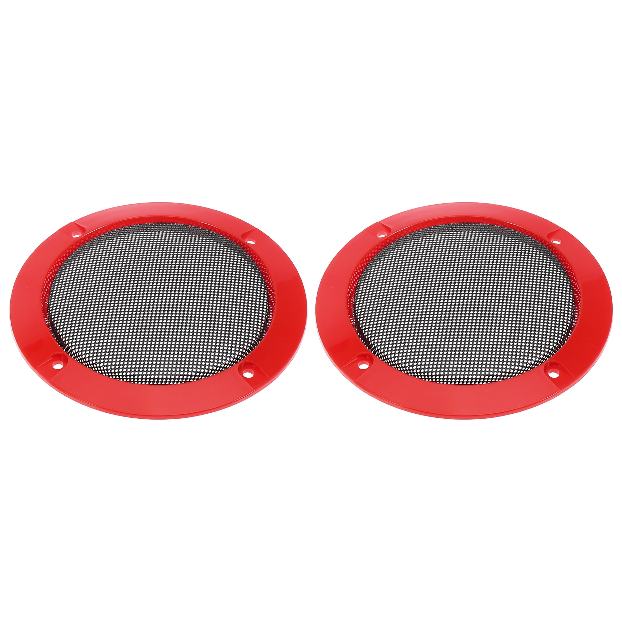 2pcs 5" Car Audio Speaker Cover Mesh Subwoofer Horn Guard Circle Grille ...