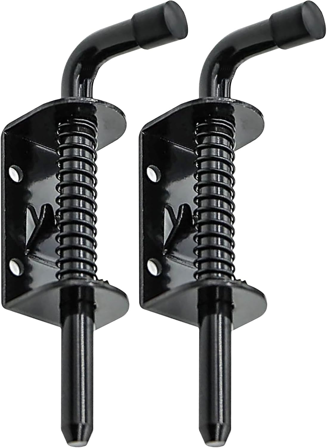 2pcs 5 Inch Spring Loaded Gate Latch Pin, Heavy Duty Barrel Bolt Spring ...