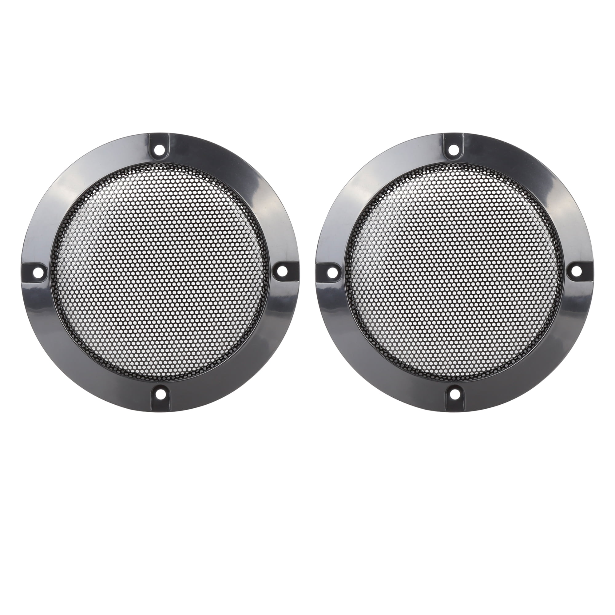 2pcs 5" Metal Glossy Audio Speaker Cover Mesh Subwoofer Horn Guard ...