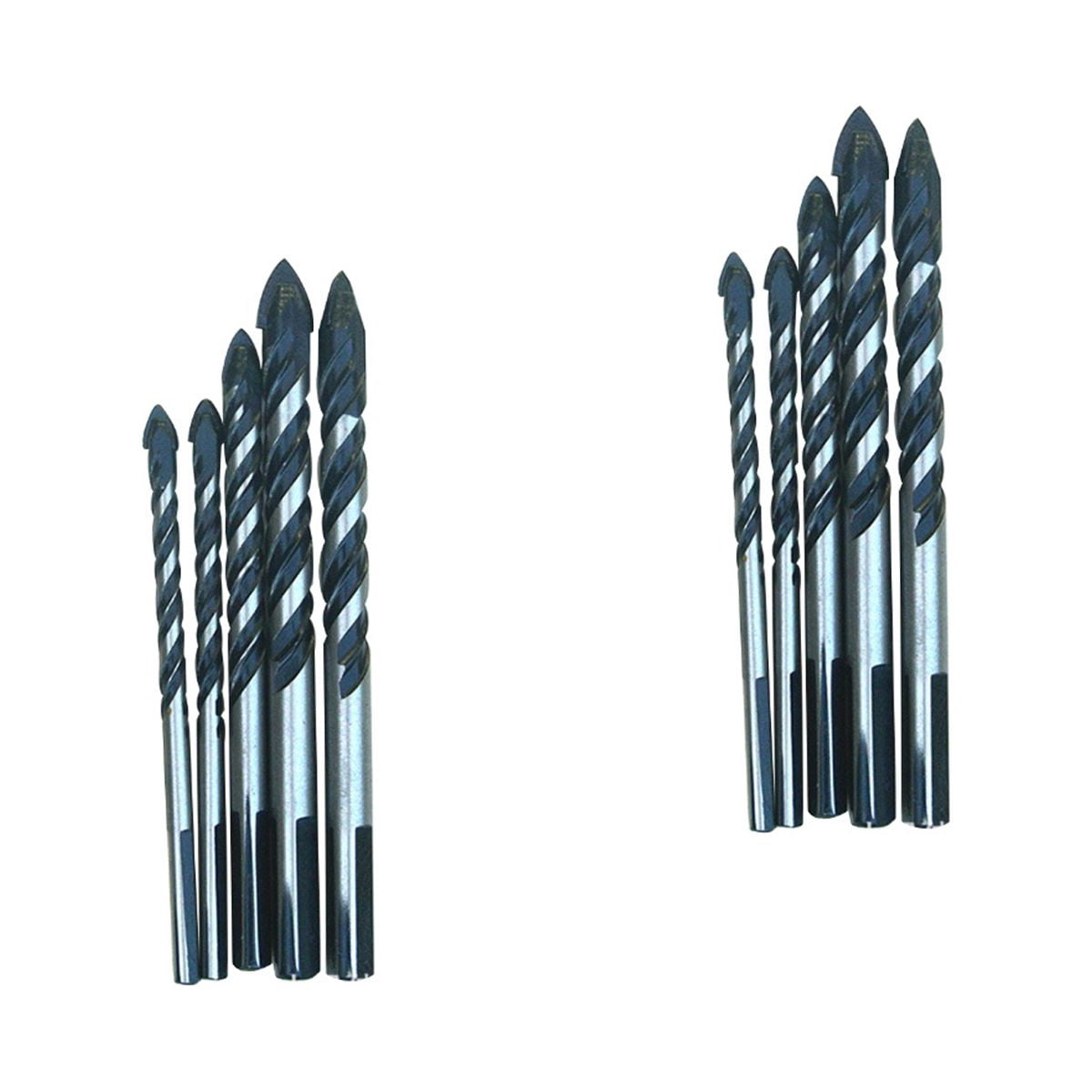 2pcs 5 in 1 Ceramic Tile Brick Glass Drill Bit Set Glass Cutter Hole ...