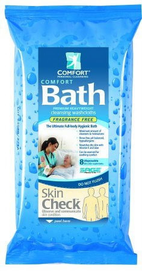 2pcs 50971700 Bath Wipe Comfort Bath 8 X 8 Inch Soft Pack 7903 Box Of 1 ...