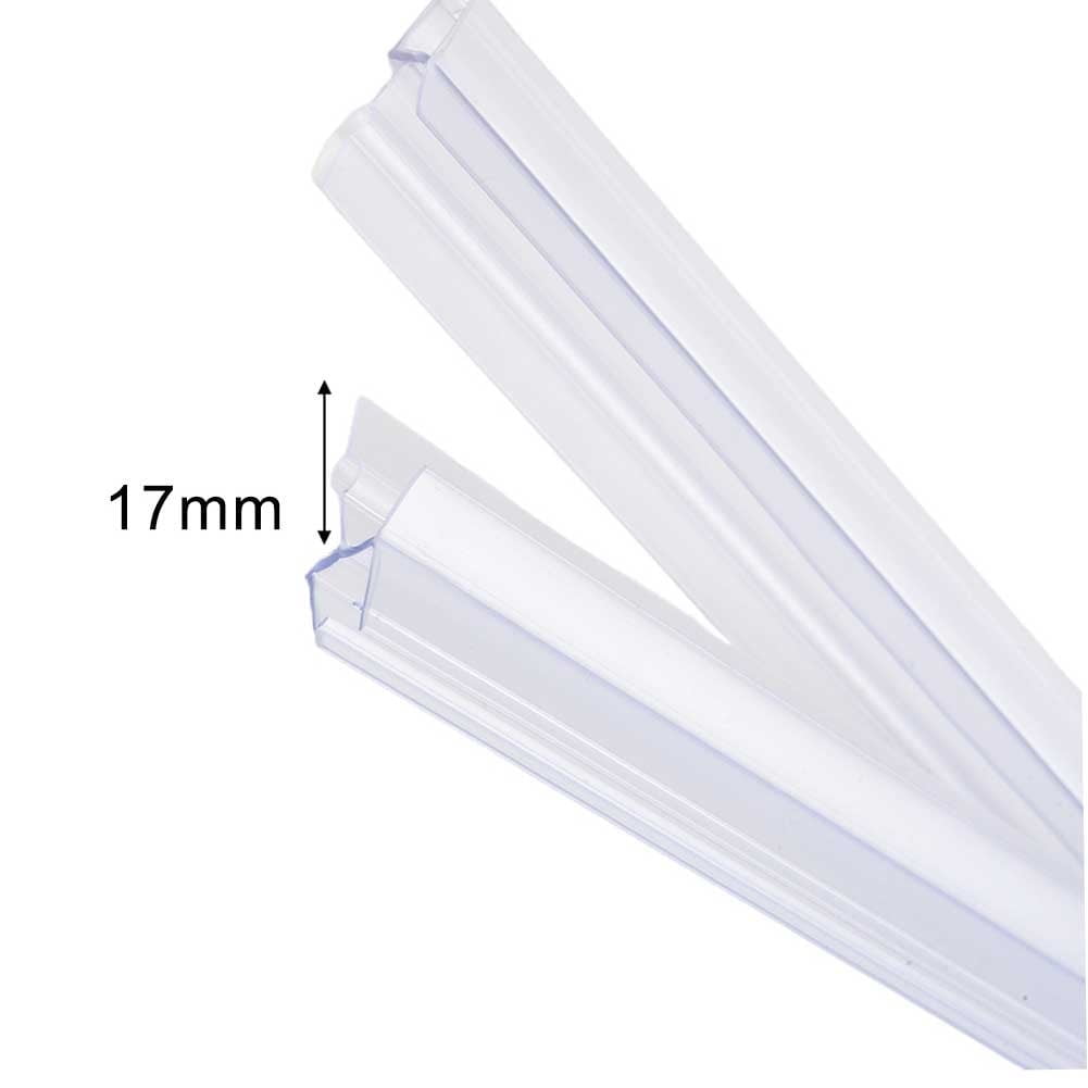 2pcs 50cm replacement seal shower shower door sealwater deflector 4-6mm ...