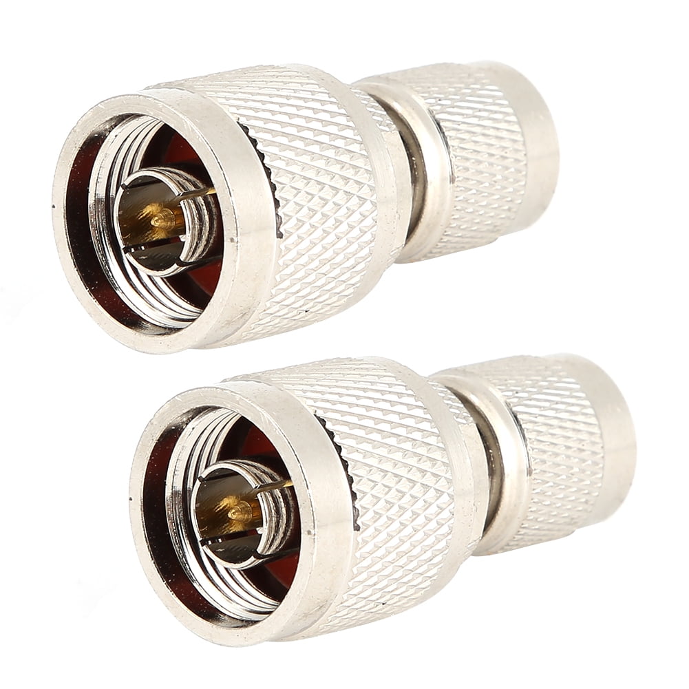 2pcs 50ohm N Male to TNC Male Connector Straight Adapter for Antennas ...