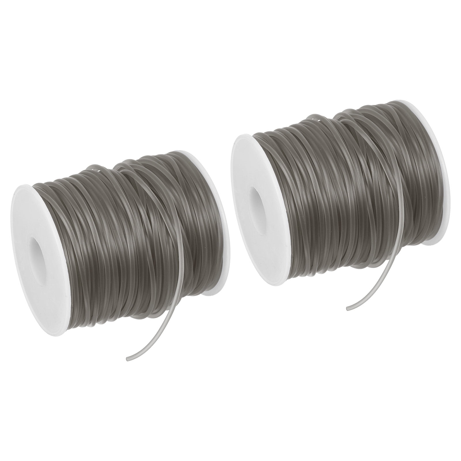 2pcs 55 Yard Solid Rubber Cord Tubing 2mm Dia Rubber Tube for Jewelry ...