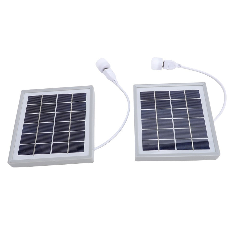 2pcs 5W Solar Panel USB Charging Set with Small Light Portable Solar ...