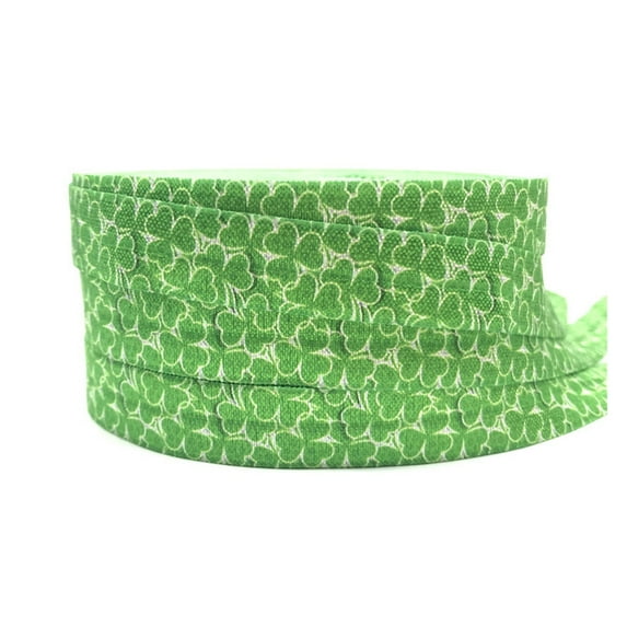 2pcs 5yards 16mm St. Patrick's Day Festival Printed Foe Ribbon Stretchy ...