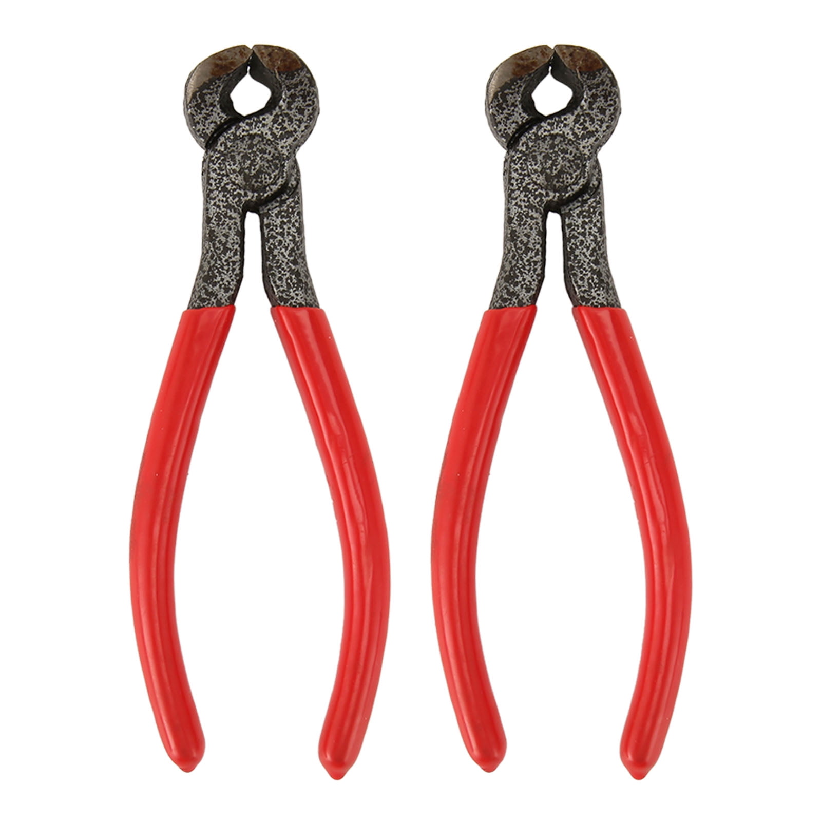 2pcs 6.3 Inch Cutting Pliers Rustproof Carbon Steel Plastic Handle Nail ...