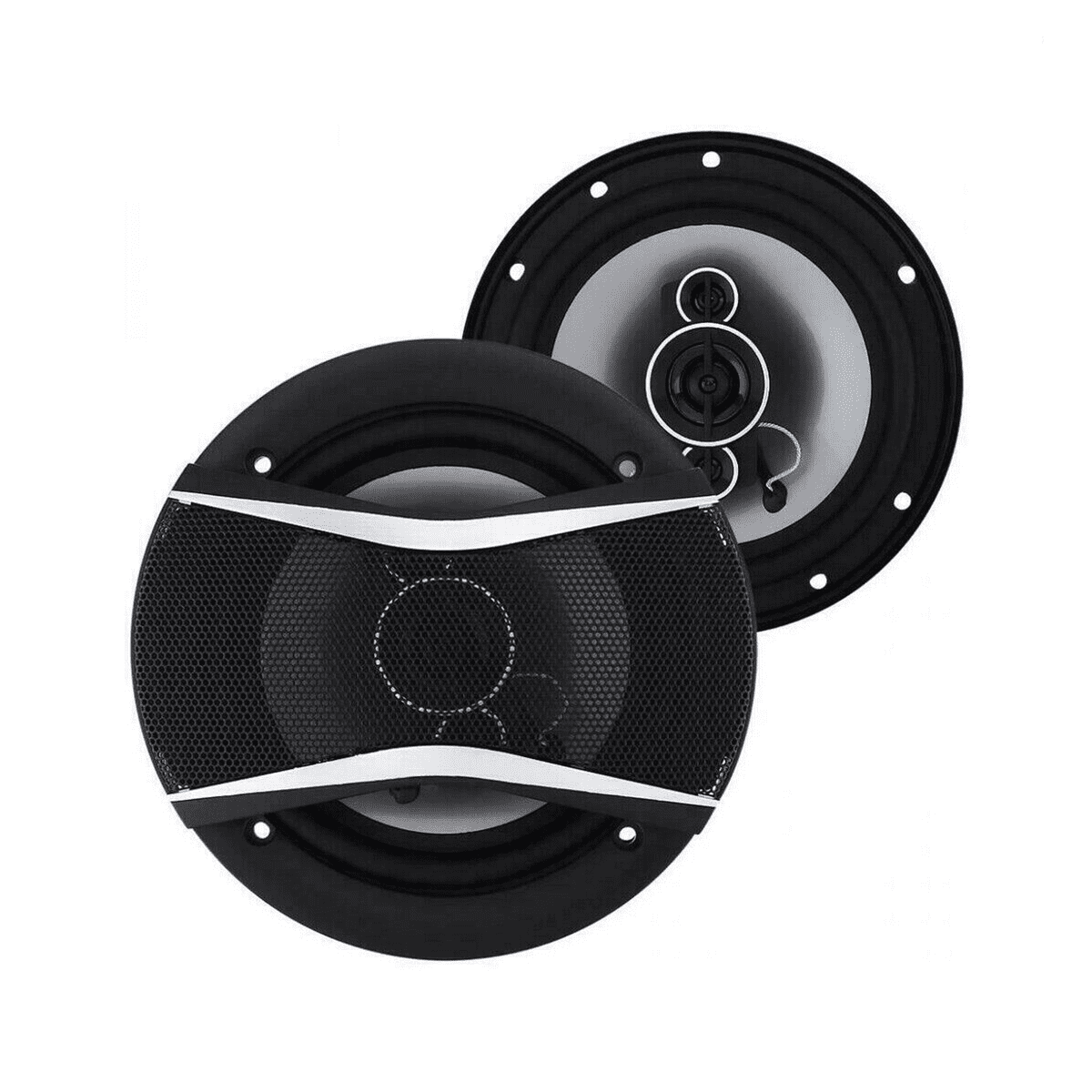 6-Inch 650W 4-Way Coaxial Car Audio Speaker System, Set of 2, Auto ...