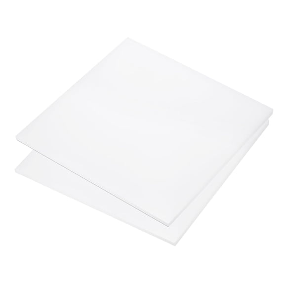 2pcs 6 x Inch UHMW Polyethylene Sheets, 5/32 Thick Ultra High Molecular ...