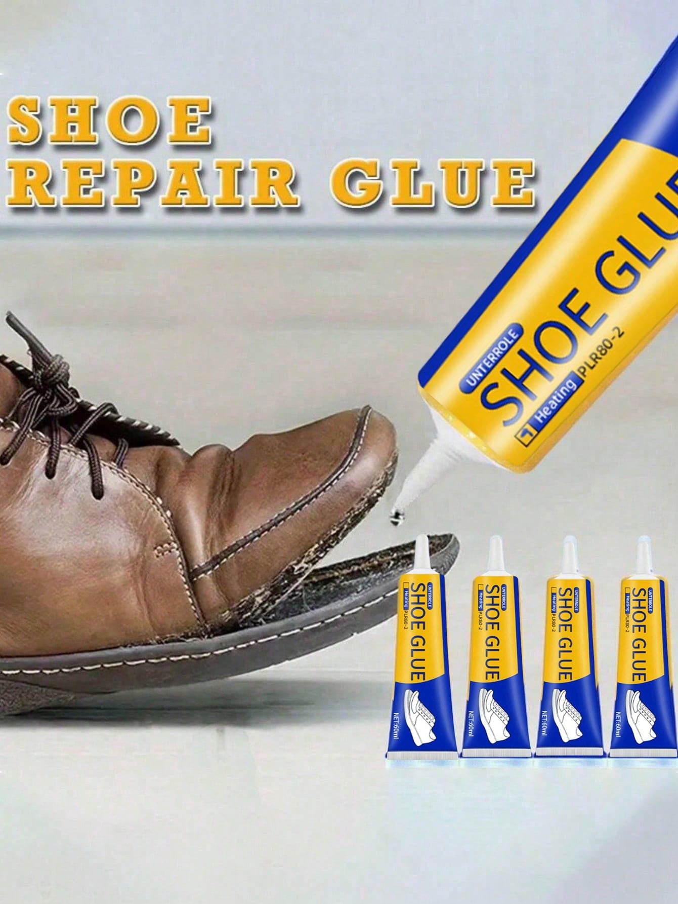 2pcs 60ml Shoe Glue Special Shoe Repair Glue Waterproof Strong Adhesive ...