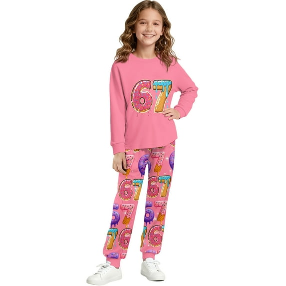 2pcs 67 Meme Pant Set Six Seven 67 Shirt and Pants for Boys Girls New ...