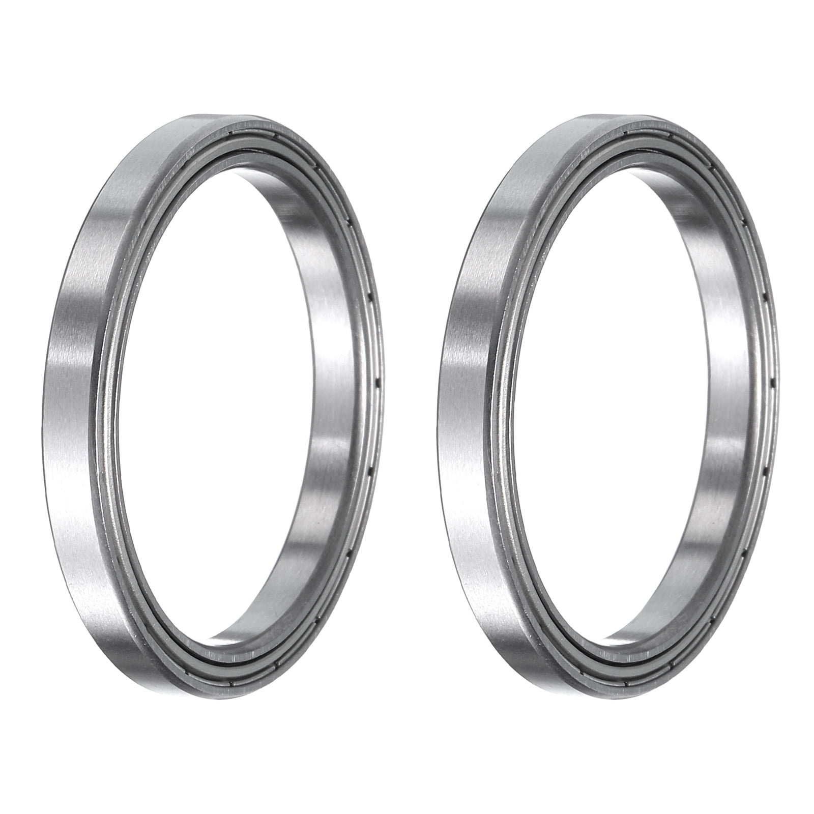 Uxcell 2Pcs 6707ZZ Deep Groove Ball Bearings Chrome Steel Z2 Double ...