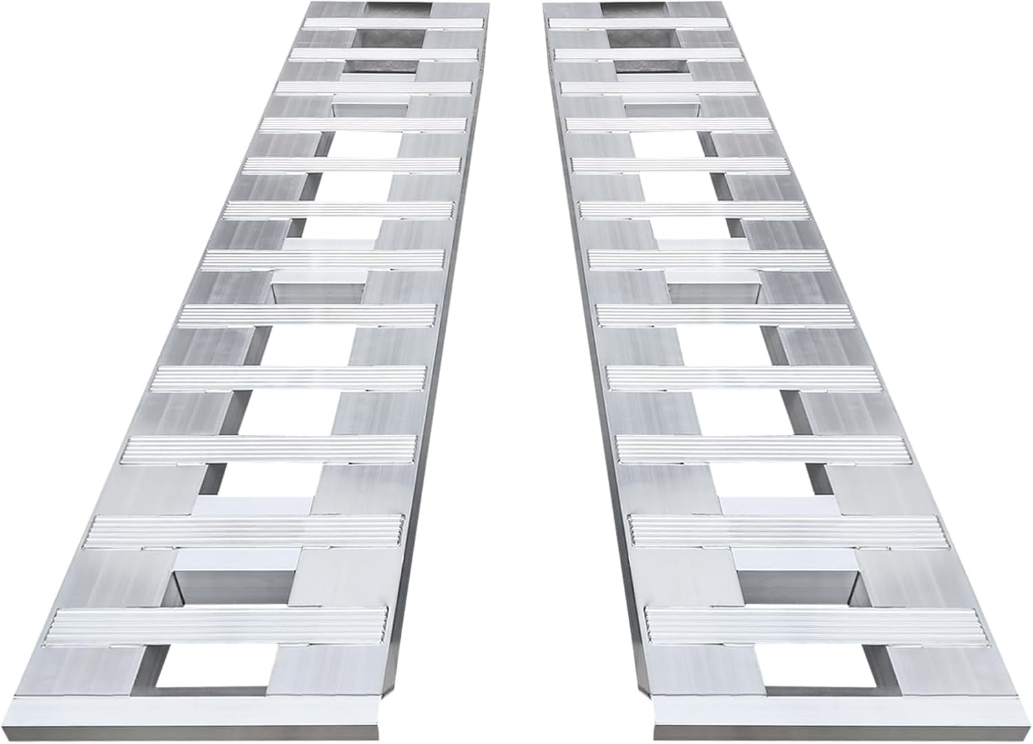 2pcs 6800lbs Aluminum Trailer Ramps Loading Ramps, Heavy-Duty Loading ...