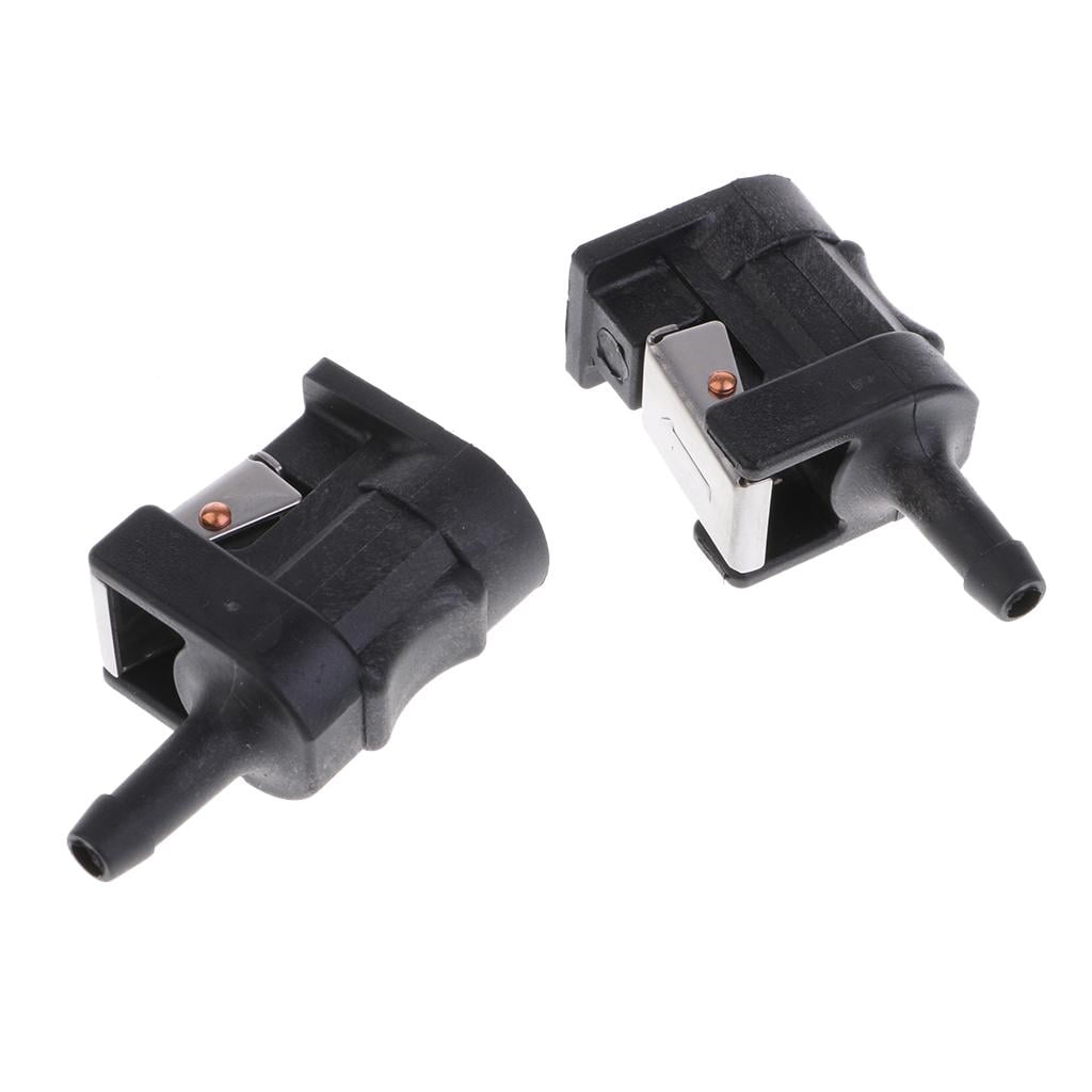 2pcs 6mm Female Boat Engine Fuel Line Tank Connector For Engine ...