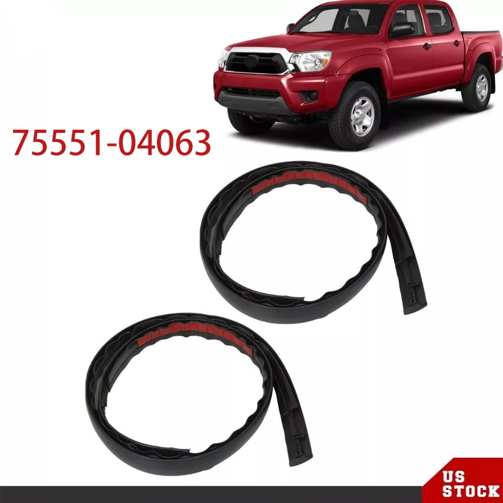2pcs 75551-04063 ROOF DRIP MOLDING FOR 2005-2015 TOYOTA TACOMA DOUBLE ...