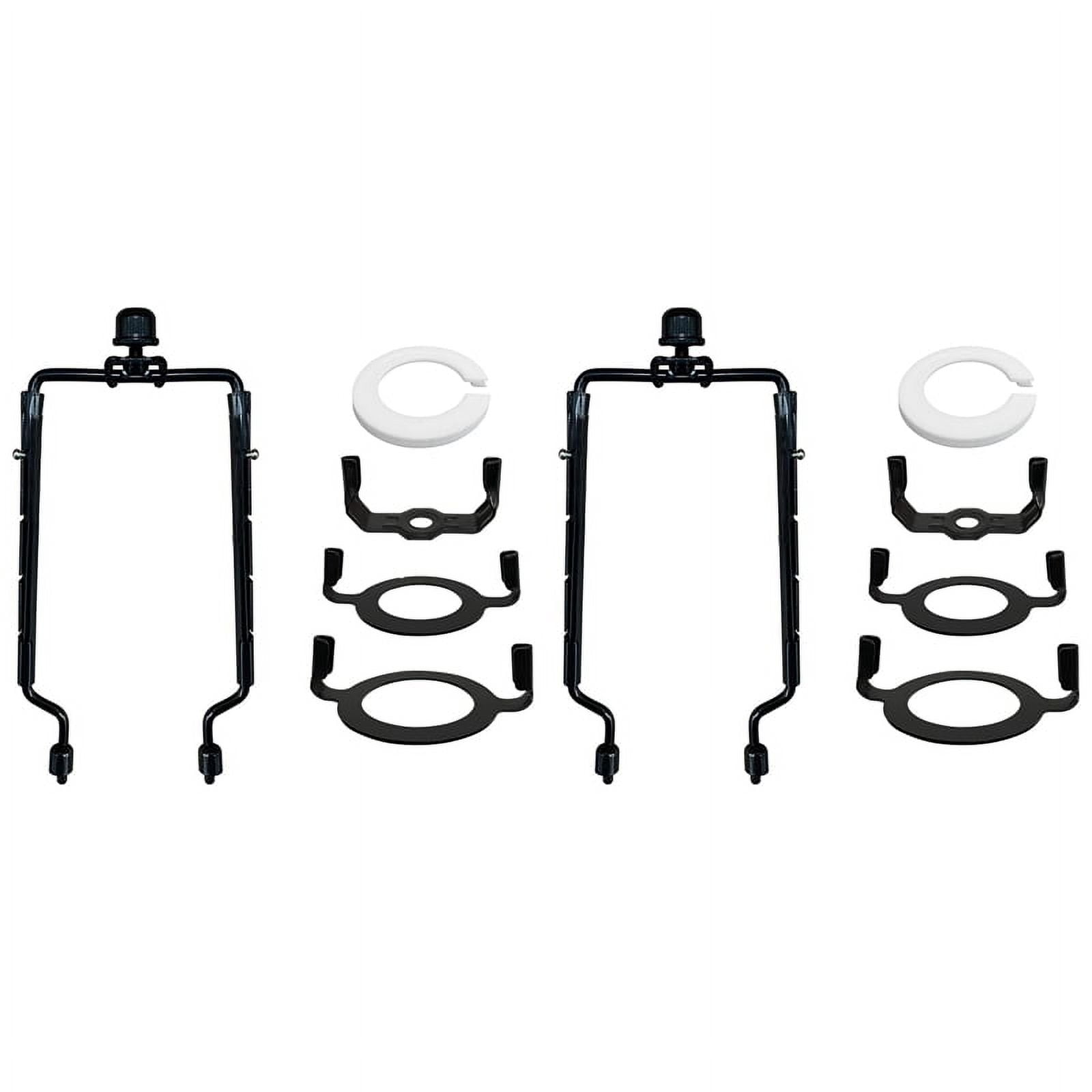 2pcs 7Inch Lamp Shade Harp Holder Adjustable Lamp Harp Kit E14,E26,E27 ...