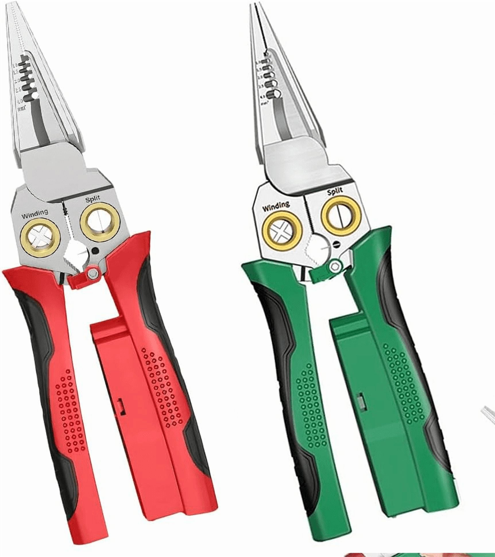 2pcs 8 in 1 Wire Stripper with Voltage Tester, 8 in 1 Wire Stripper ...