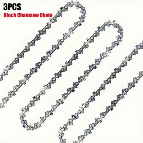 2pcs 8-Inch Mini Chainsaw Chain 6 Inch Replacement Chains for Cordless ...