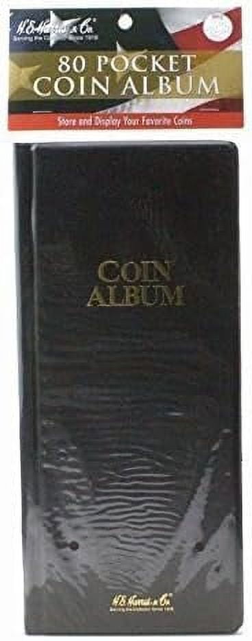 2pcs 80 Pocket Coin Stock Book Album for 2x2 Holders - Walmart.com