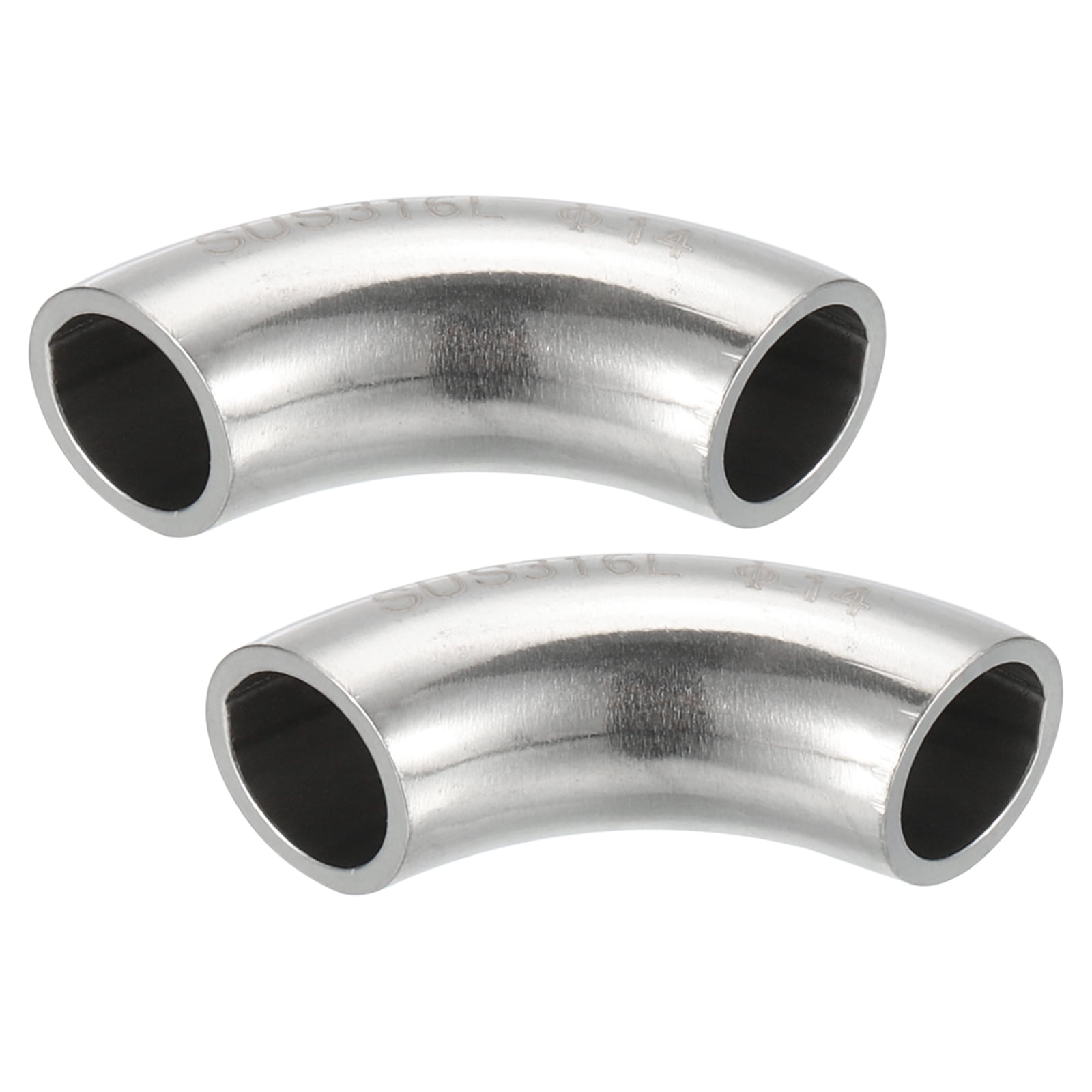 2pcs 90 Degree Mandrel Bend Elbow, 5/9 Inch OD Steel Exhaust Elbow ...