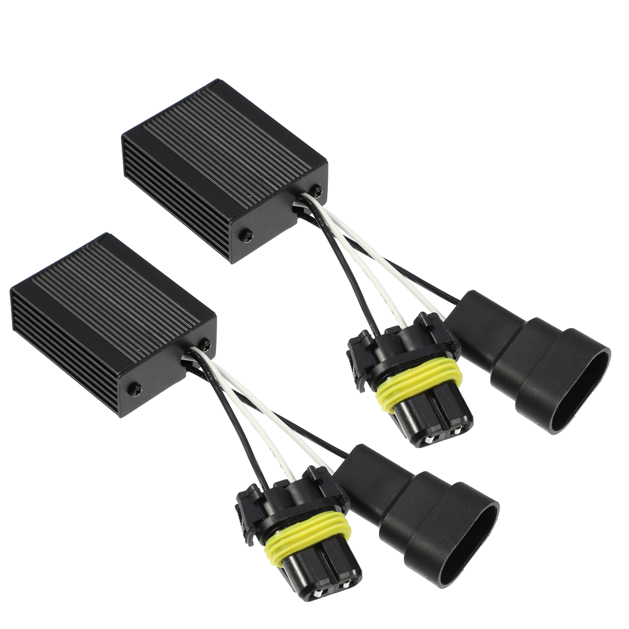 2pcs 9005 9006 H10 9012 LED Car Headlight Bulbs, Canbus Decoder, Error ...