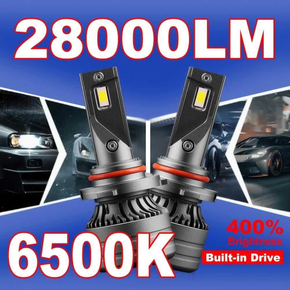 2pcs 9005/HB3 9006/HB4 CSP CHIPS LED Light 360-Degree LED Conersion Kit ...