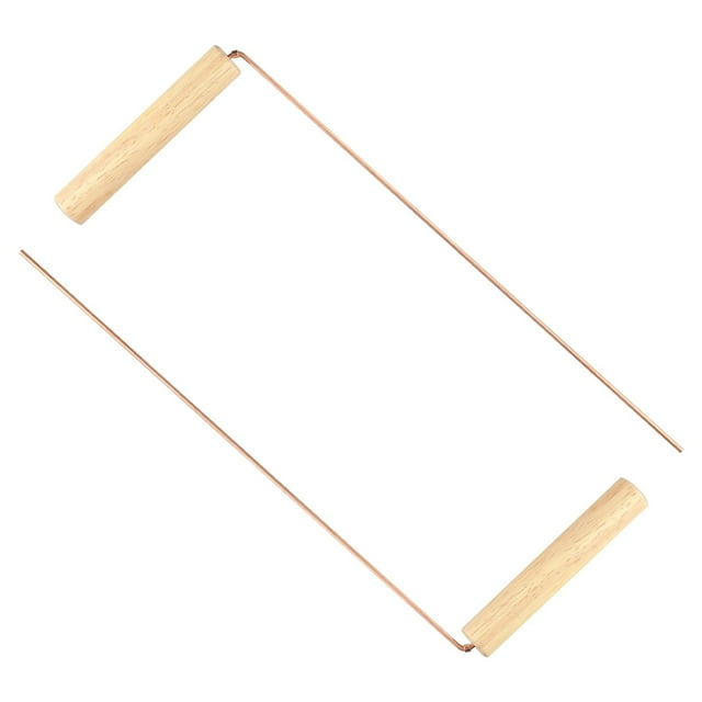 2pcs 99.9% Pure Copper Dowsing Sticks- Metal Detector Rod Copper Probe ...