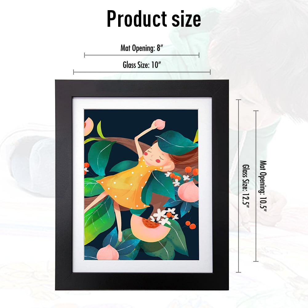 2pcs A4 Wooden Fillable Picture Frame Front Opening Hinged Photo Frames ...