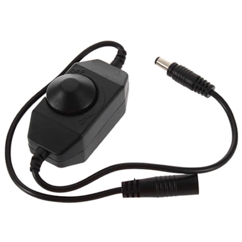 2pcs ABI Inline Mini Dial Inline Switch LED Dimmer DC Jack 12-24V PWM ...