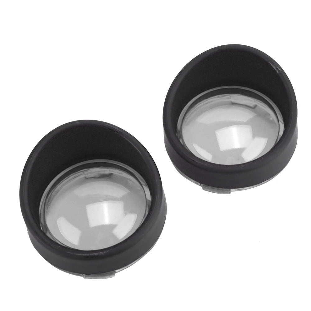 2pcs ABS Turn Signal Light Lens Lamp Cover Bezels Motorcycle Accessory ...