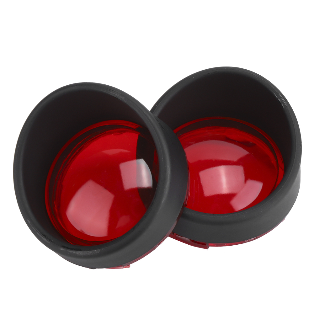 2pcs ABS Turn Signal Light Lens Lamp Cover Bezels Motorcycle Accessory ...