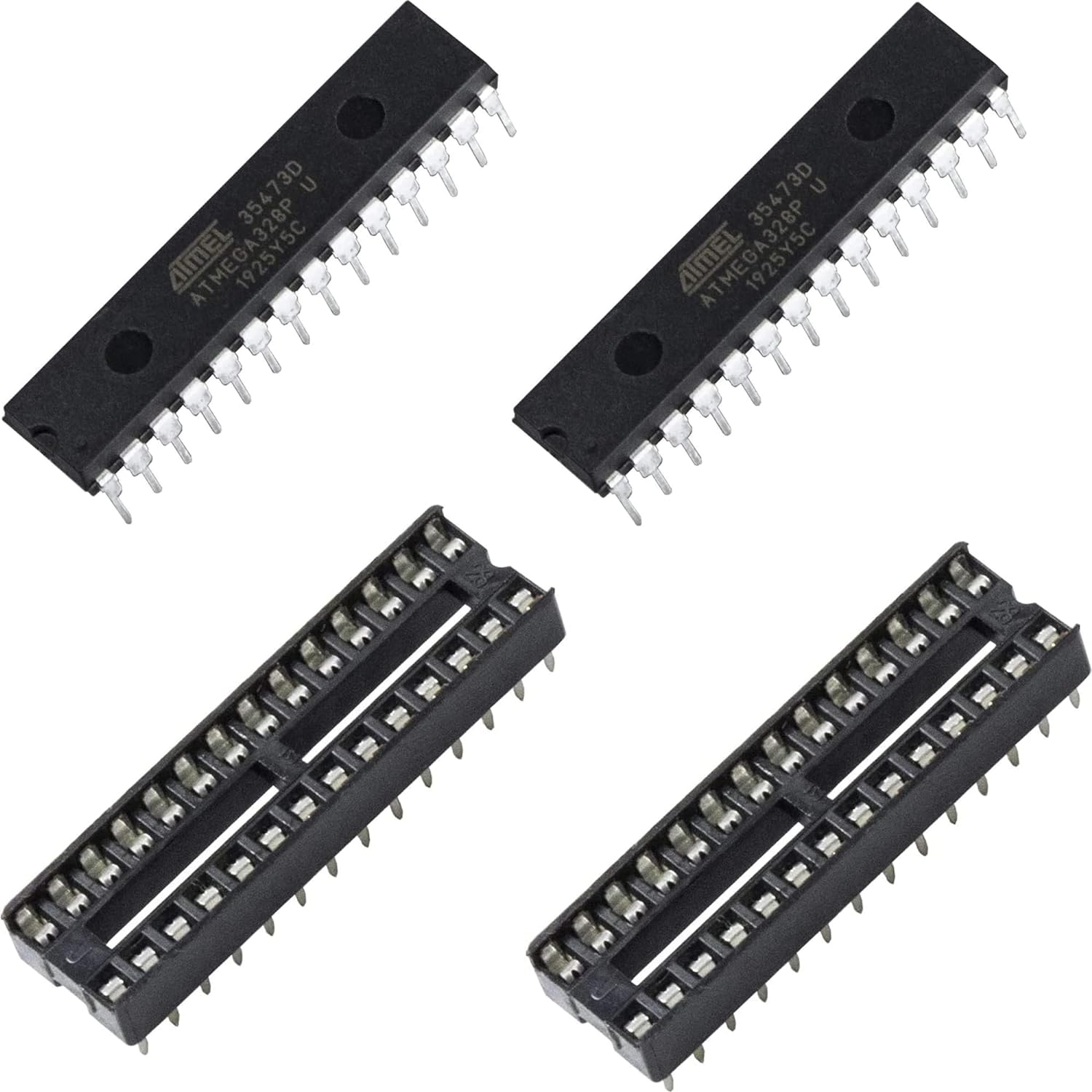 2pcs ATMEGA328P-PU ATMEGA328P with Bootloader and IC Socket Compatible for Arduino - Walmart.com