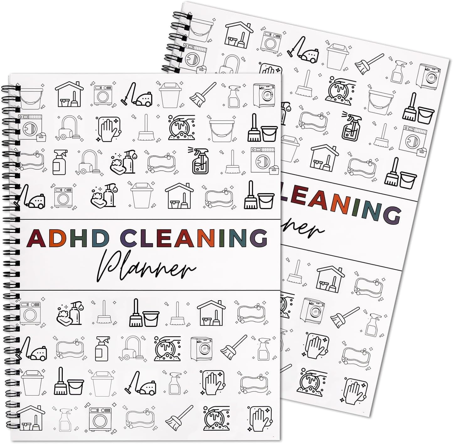 2pcs Adhd Cleaning Planner for Adults Women Teens Adhd Cleaning and ...