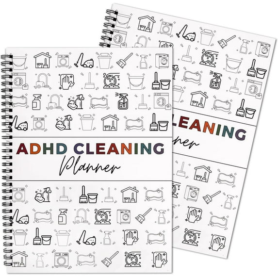 2pcs Adhd Cleaning Planner for Adults Women Teens Adhd Cleaning and ...