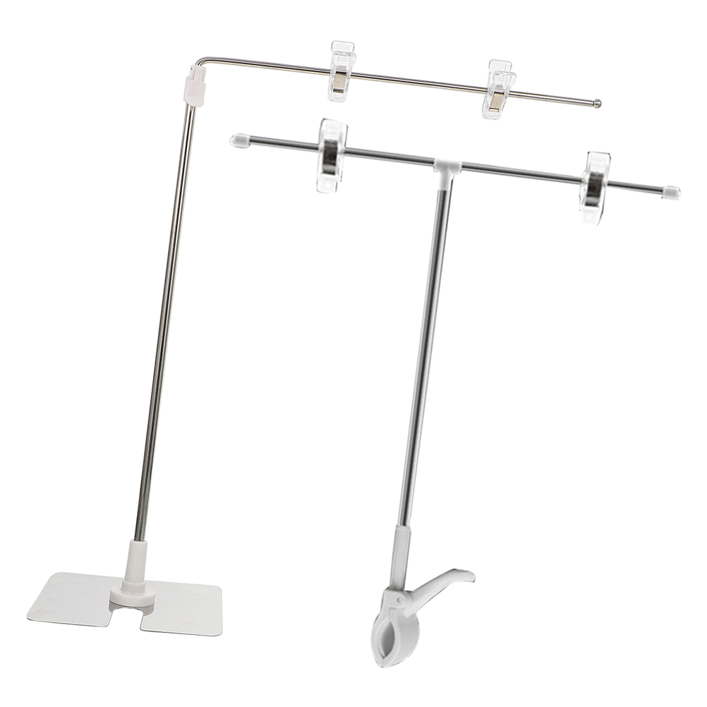 2pcs Adjustable Advertising Showing Rack L Shape Poster Stand Display ...