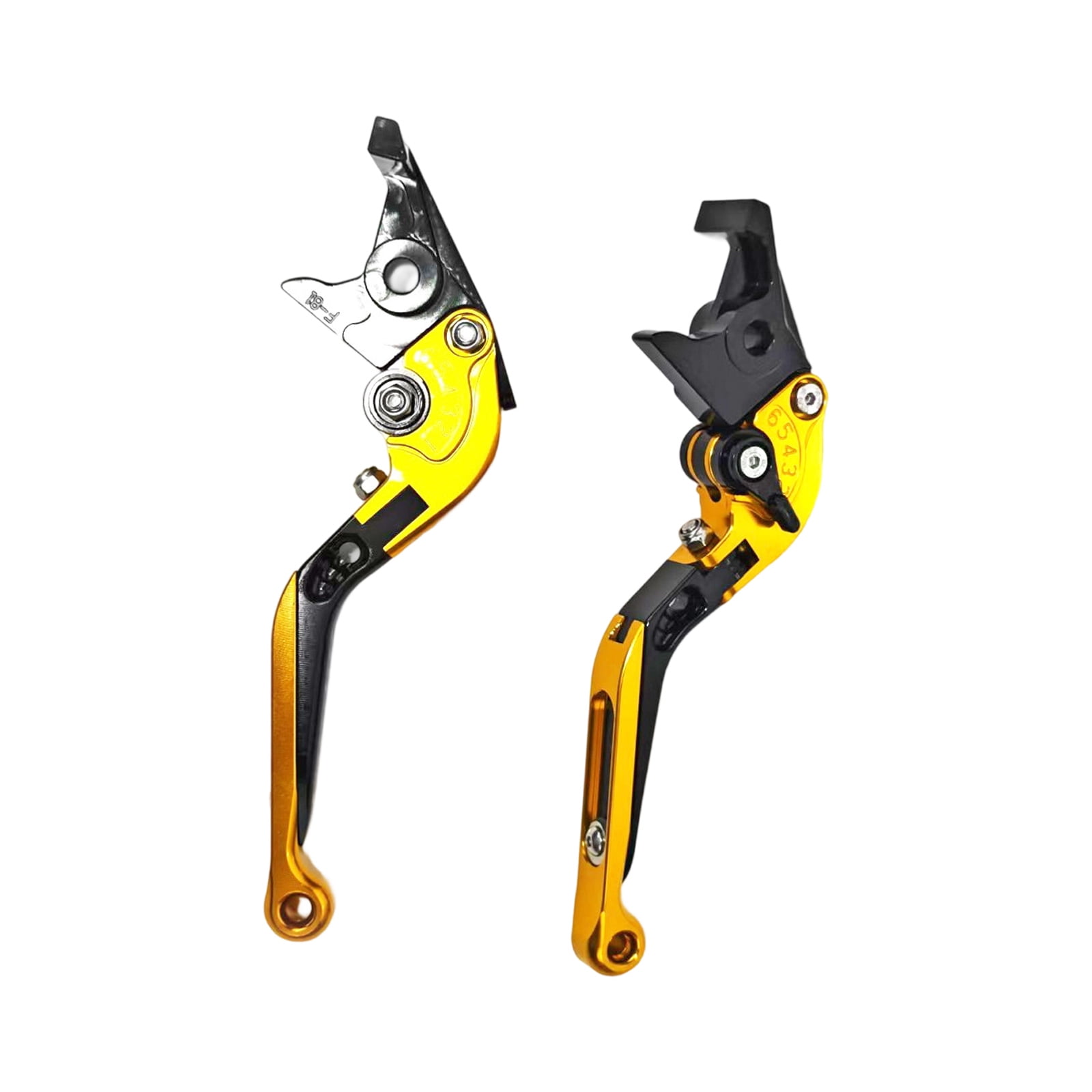 2pcs Adjustable Brake Clutches Lever Lightweight Aluminum Enhanced ...