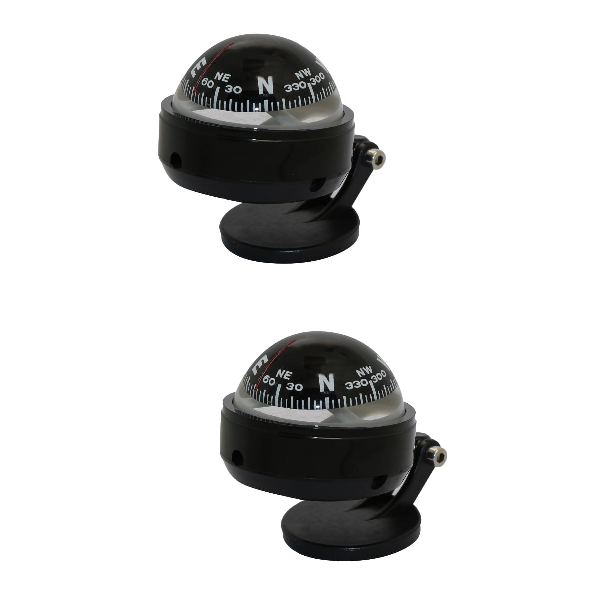 2pcs Adjustable Car Compass Navigation Car Dashboard Compass Cycling ...